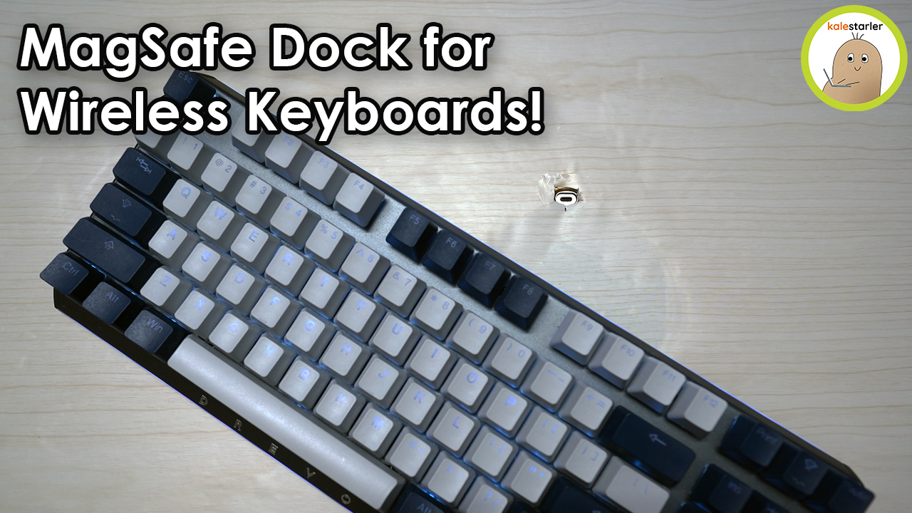 Wireless charging keyboard v2.